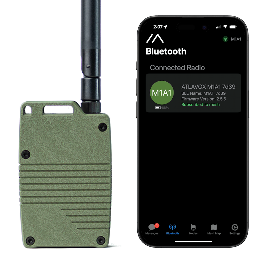 Getting Started with the Atlavox M1 Meshtastic Radio – Atlavox.com